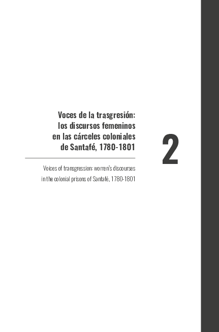 (PDF) Voces de la trasgresión: los discursos femeninos en las cárceles ...
