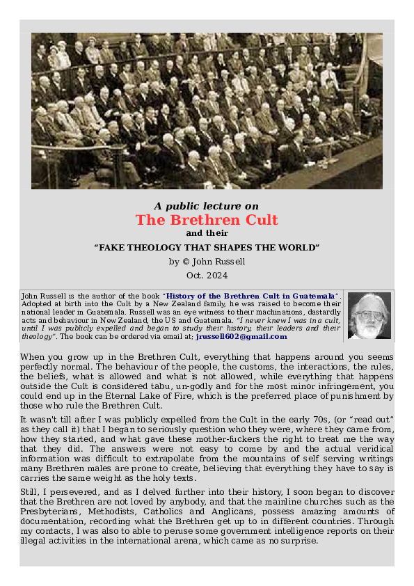 (PDF) The Brethren Cult