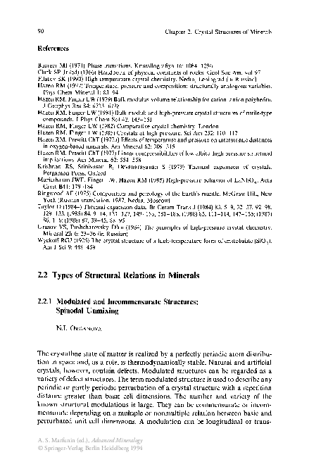(PDF) Types of Structural Relations in Minerals