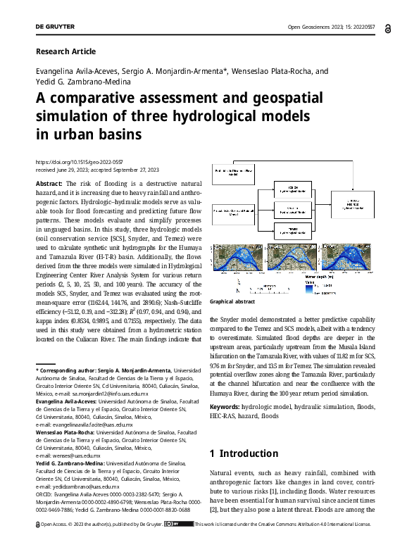 (PDF) A comparative assessment and geospatial simulation of three ...