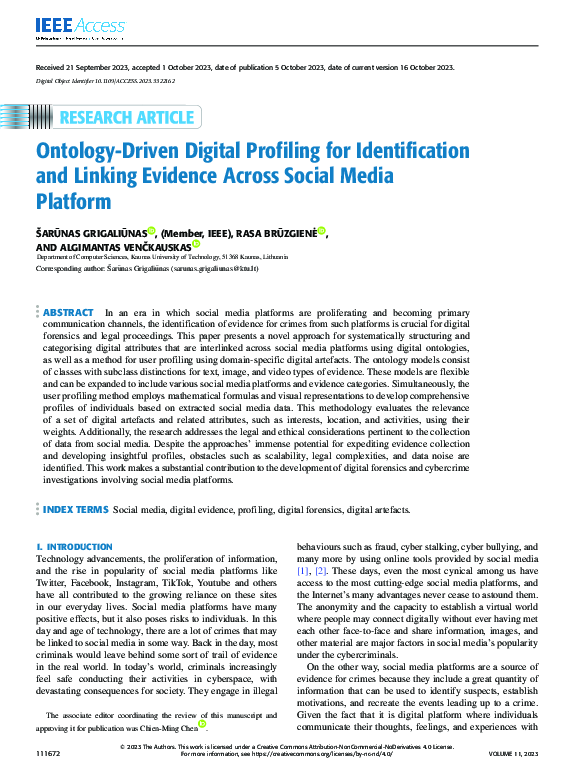 (PDF) Ontology-Driven Digital Profiling for Identification and Linking ...