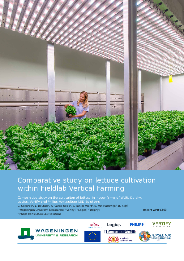 (PDF) Comparative study on lettuce cultivation within Fieldlab Vertical ...