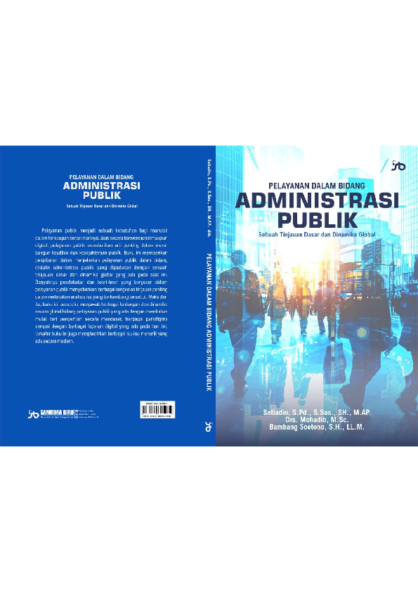 (PDF) Pelayanan dalam bidang Administrasi Publik