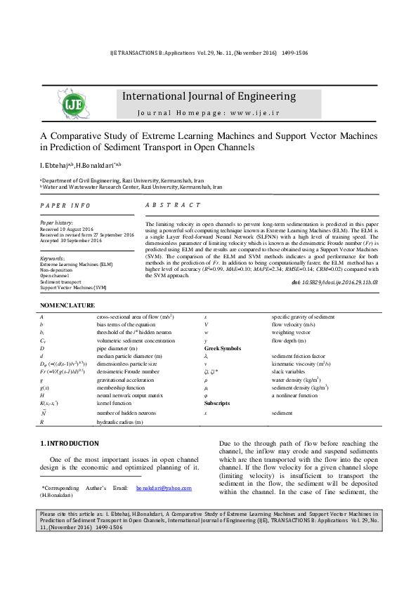 (PDF) A Comparative Study of Extreme Learning Machines and Support Vector Machines in Prediction ...