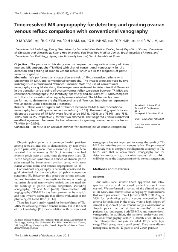 (PDF) Time-resolved MR angiography for detecting and grading ovarian ...