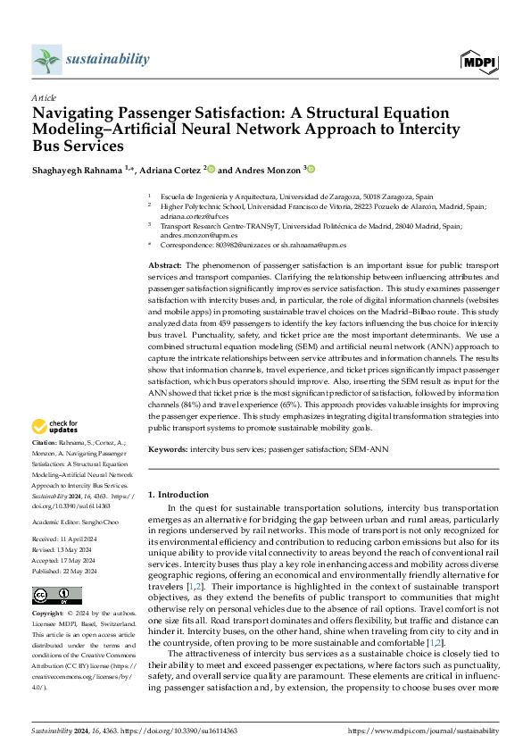 Pdf Navigating Passenger Satisfaction A Structural Equation Modeling