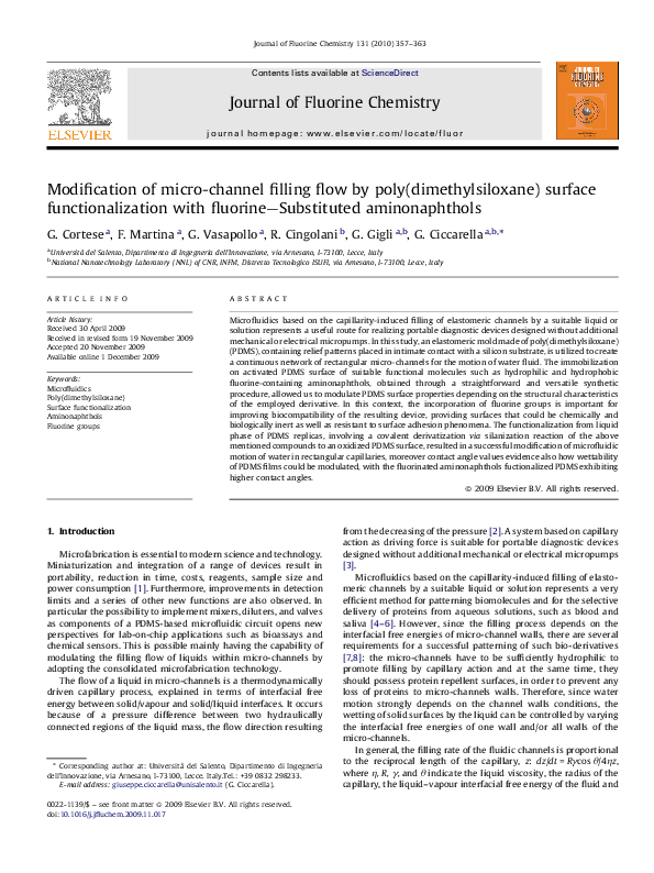 (PDF) Modification of micro-channel filling flow by poly ...