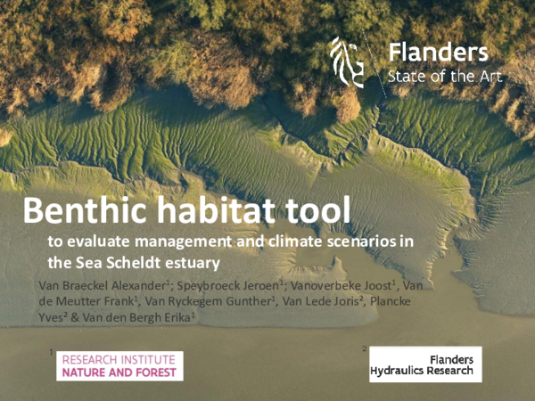 (PDF) Benthic habitat tool: to evaluate management and climate scenarios in the Sea Scheldt estuary