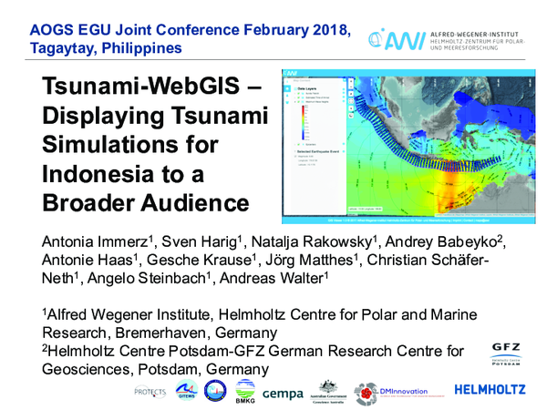 (PDF) Tsunami-WebGIS - Displaying Tsunami Simulations for Indonesia to ...