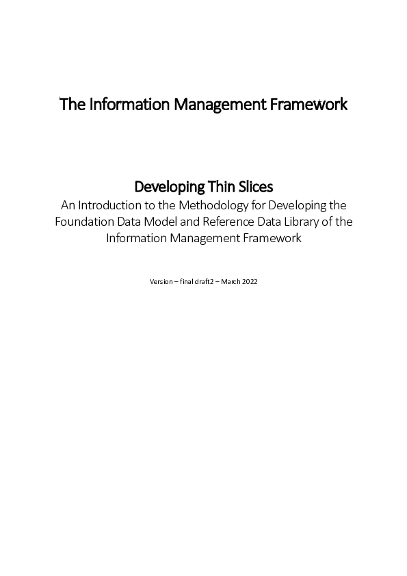 (PDF) Developing Thin Slices: An Introduction to the Methodology for Developing the Foundation ...