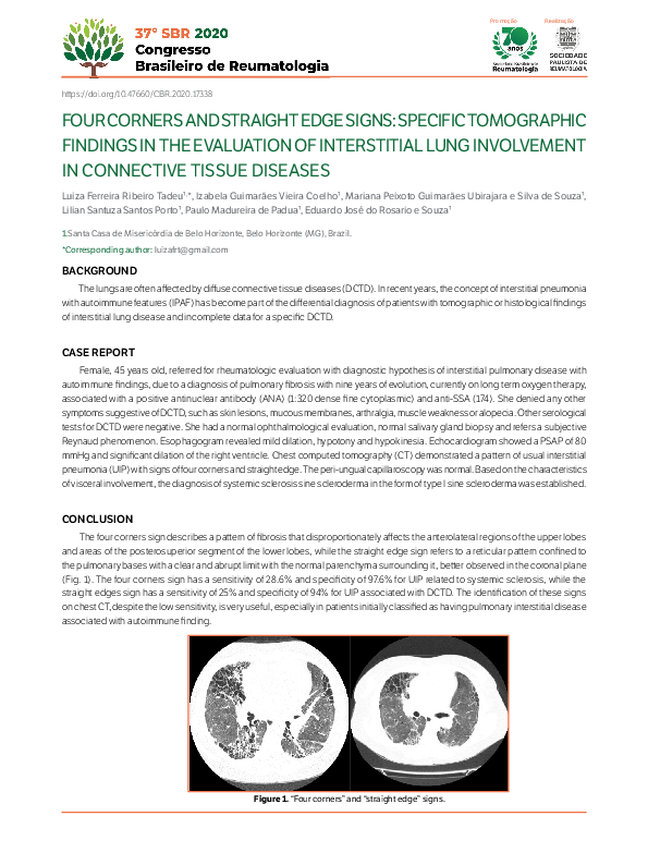 (PDF) Four Corners and Straight Edge Signs: Specific Tomographic ...