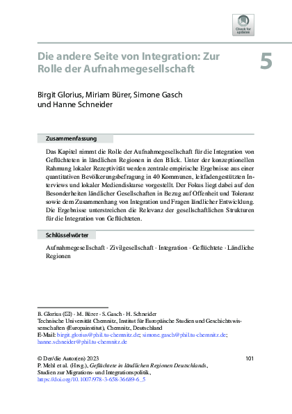 (PDF) Die andere Seite von Integration: Zur Rolle der ...