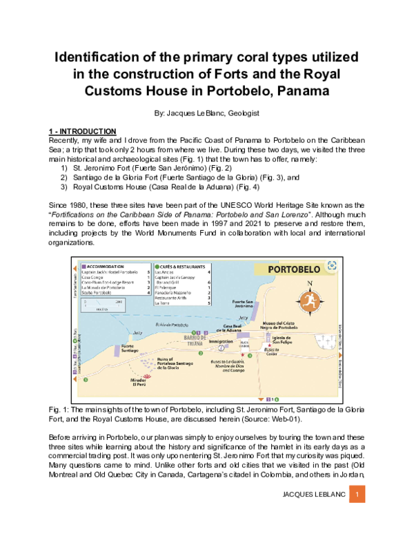 (PDF) Identification of the primary coral types utilized in the ...