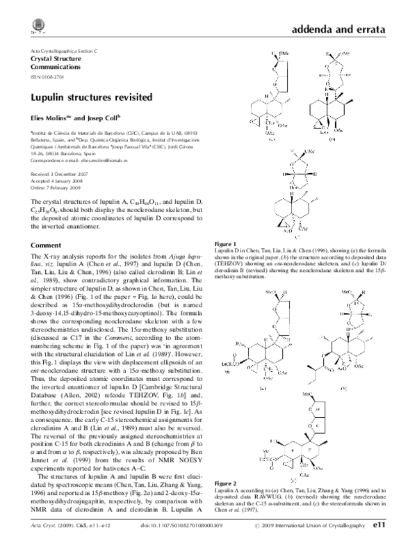 (PDF) Lupulin structures revisited