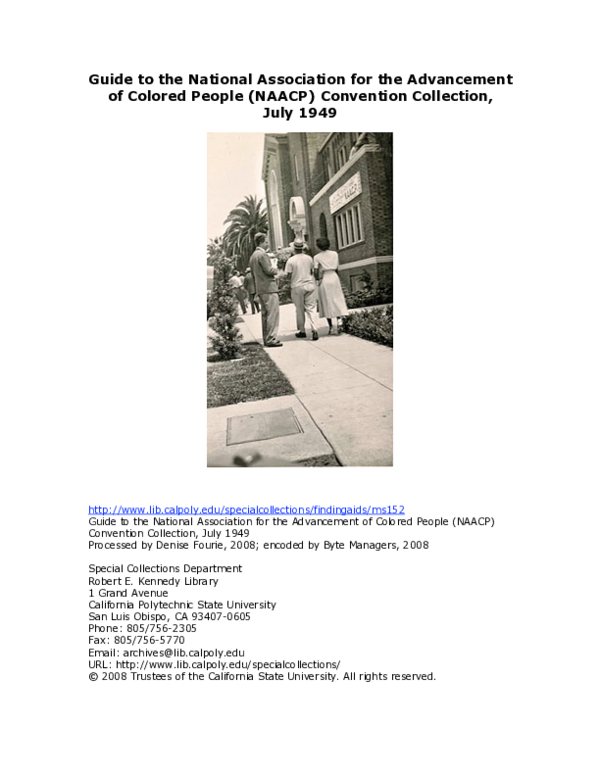 (PDF) Guide to the National Association for the Advancement of Colored ...