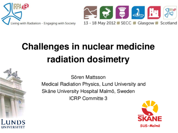 (PDF) Challenges in Nuclear Medicine Radiation Dosimetry