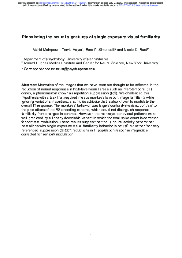 (PDF) Pinpointing the neural signatures of single-exposure visual ...