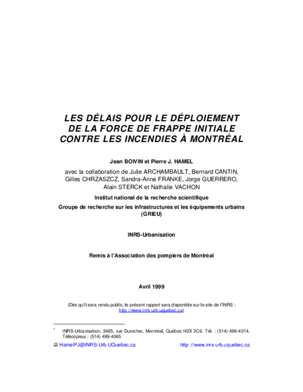 (PDF) Les délais pour le déploiement de la force de frappe initiale ...