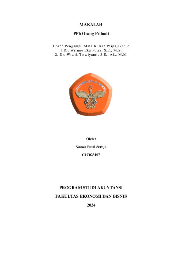 (PDF) MAKALAH Orang Pribadi