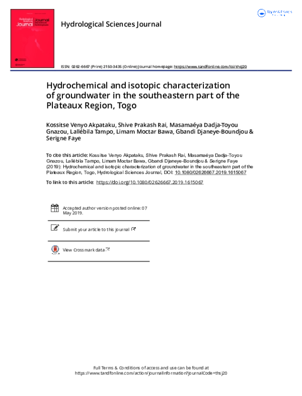 (PDF) Hydrochemical and isotopic characterization of the Region Carbonífera aquifer: An example ...