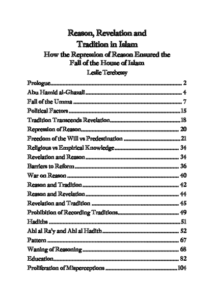 (PDF) Reason, Revelation and Tradition in Islam: How the Repression of ...