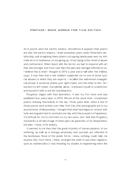 (PDF) Preface: some words for this edition | Raúl Zurita Canessa ...