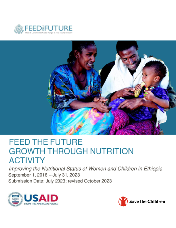 (PDF) Feed the Future Growth through Nutrition Activity: Improving the ...
