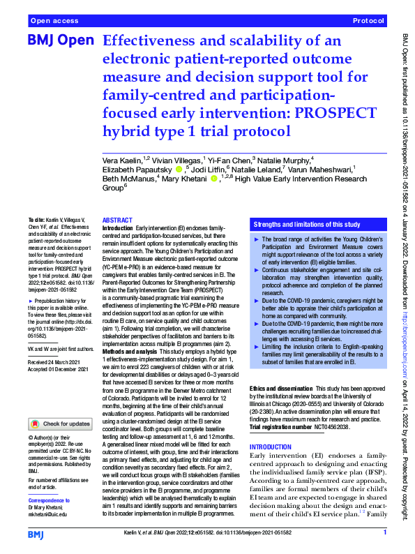 (PDF) Effectiveness and scalability of an electronic patient-reported ...