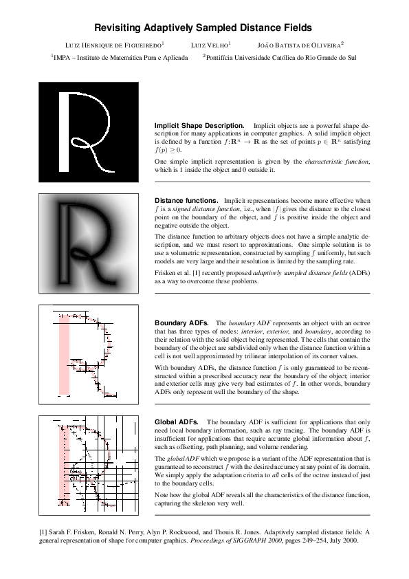 (PDF) Revisiting adaptively sampled distance fields