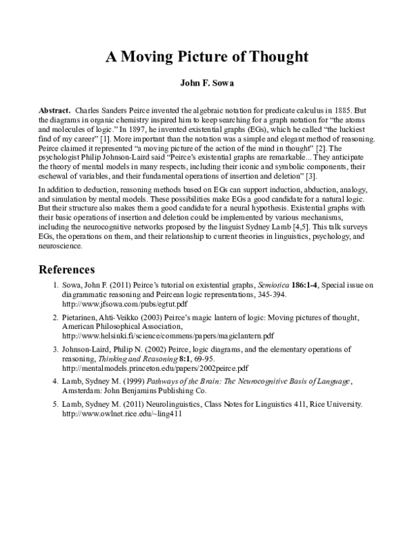 (PDF) A Moving Picture of Thought