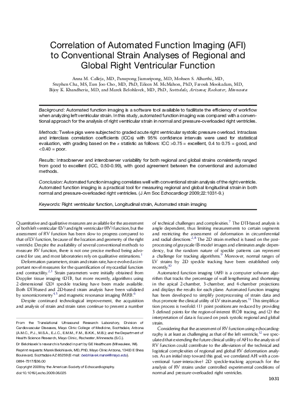 (PDF) Correlation of Automated Function Imaging (AFI) to Conventional ...