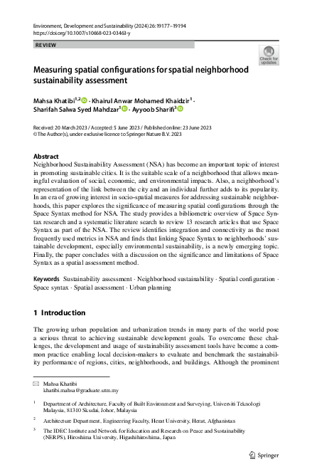 (PDF) Measuring spatial configurations for spatial neighborhood ...
