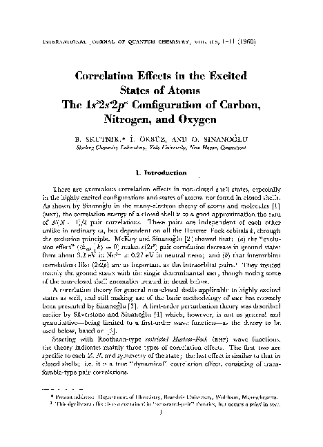 (PDF) Correlation effects in the excited states of atoms the 1s22sn2pm ...