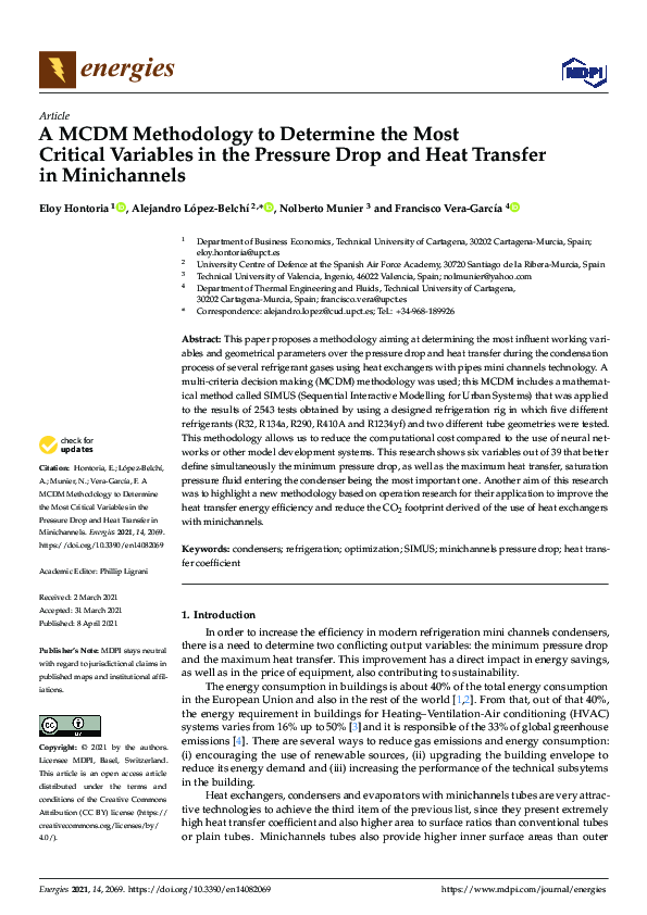 (PDF) A MCDM Methodology to Determine the Most Critical Variables in ...