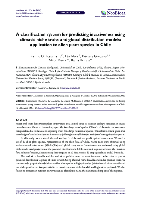 (PDF) A classification system for predicting invasiveness using ...