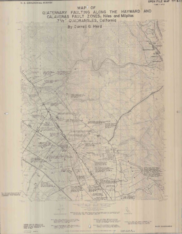 (PDF) Map of Quaternary faulting along the Hayward and Calaveras fault ...
