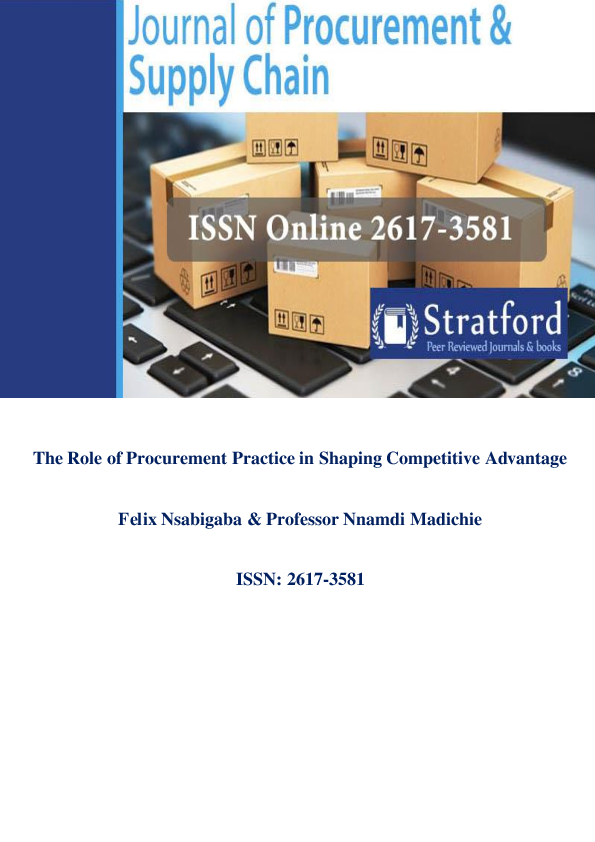 (PDF) The Role of Procurement Practice in Shaping Competitive Advantage