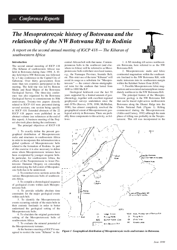 (PDF) Conference Reports