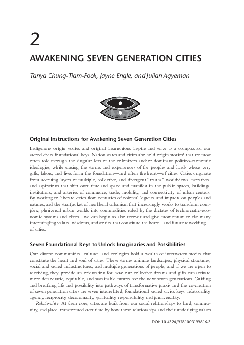 (PDF) Awakening Seven Generation Cities