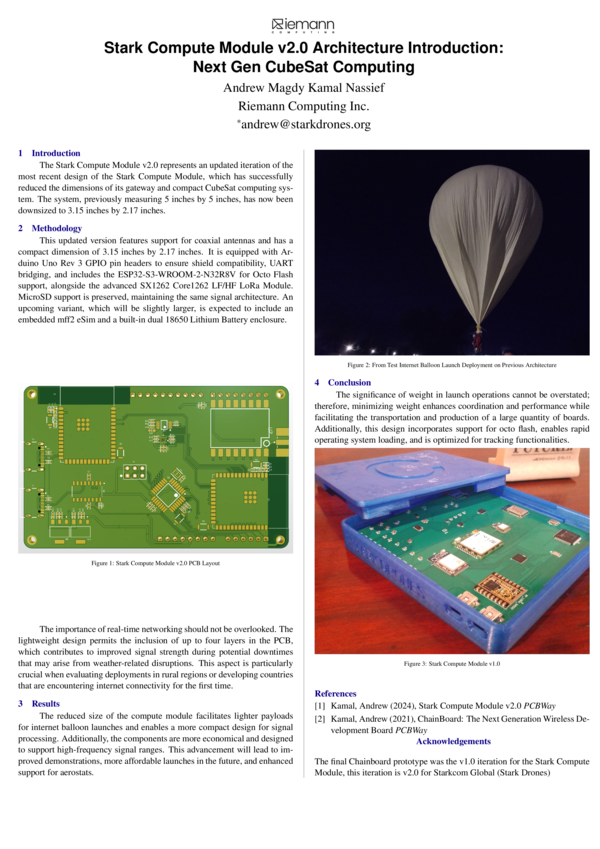 (PDF) Stark Compute Module v2.0 Architecture Introduction: Next Gen ...