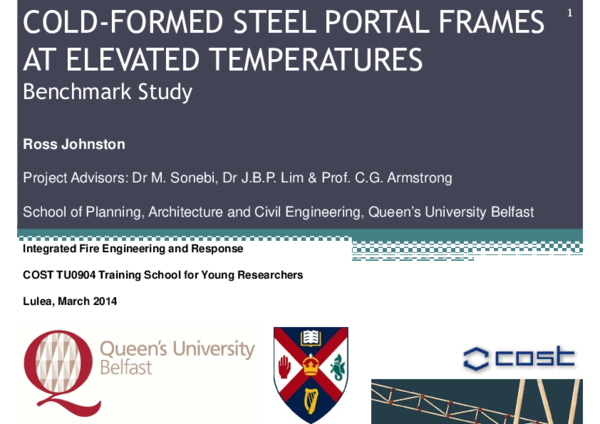 (PDF) The Collapse Behaviour of Cold-formed Steel Portal Frames at ...