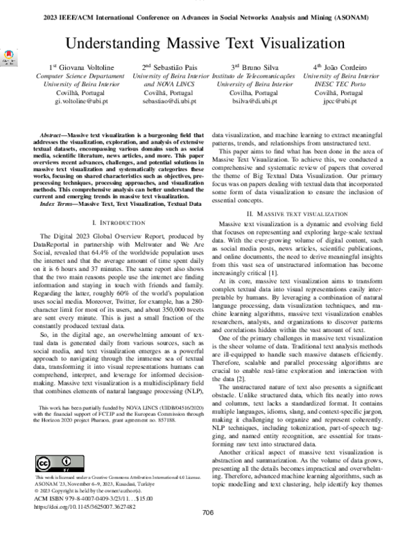 (PDF) Understanding Massive Text Visualization