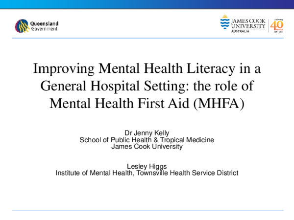 (PDF) Improving mental health literacy in the General Hospital setting ...