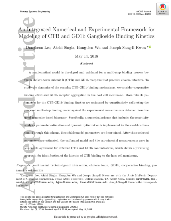 (PDF) An integrated numerical and experimental framework for modeling of CTB and GD1b ...