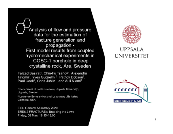 (PDF) Analysis of flow and pressure data for the estimation of fracture ...