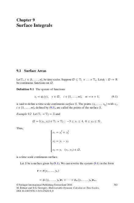 (PDF) Surface Integrals