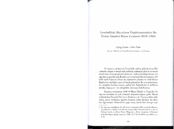 (PDF) György Csorba - Gábor Fodor: İstanbul’daki Macarların ...