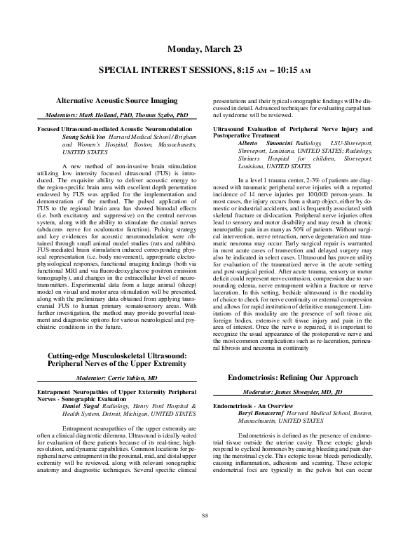 (PDF) Focused Ultrasound-mediated Acoustic Neuromodulation