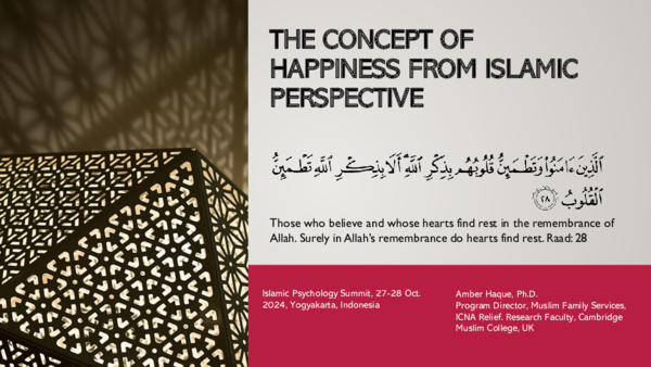 (PDF) Concept of Happiness in Islam