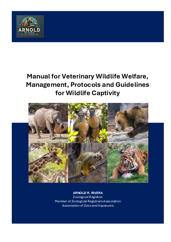 (PDF) Manual for Veterinary Wildlife Welfare Management Protocols and ...